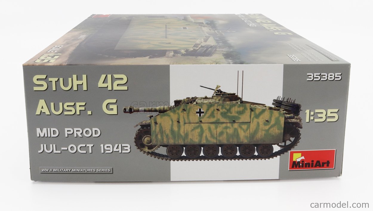 MINIART 35385 Scale 1/35 | TANK STUH 42 AUSF.G MILITARY 1943