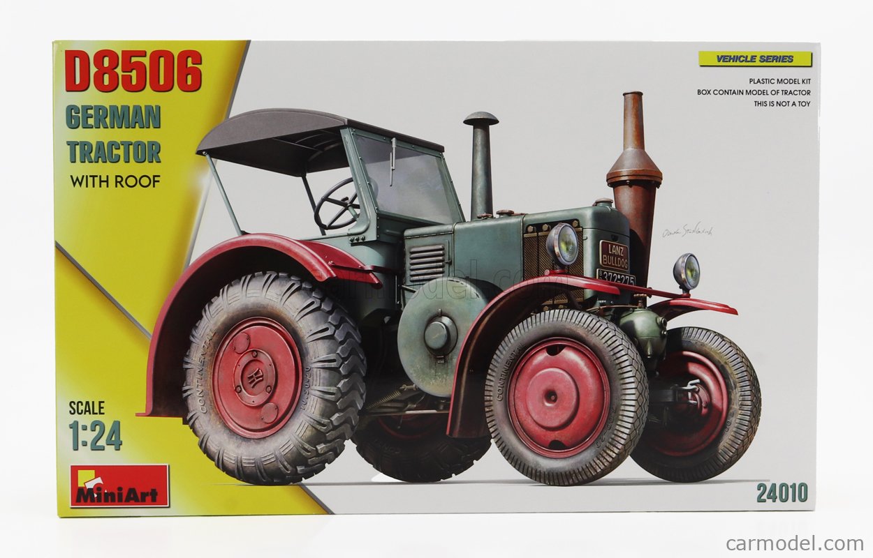 MINIART 24010 Echelle 1/24 | LANZ BULLDOG D8506 GERMAN TRACTOR WITH ...
