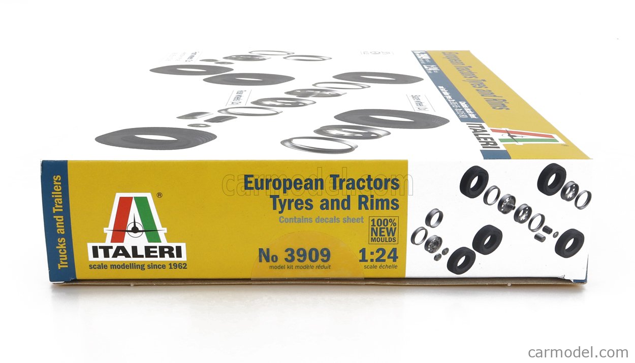 ITALERI IT3909 Scale 1/24 | ACCESSORIES SET 8X EUROPEAN TIRES AND RIMS ...