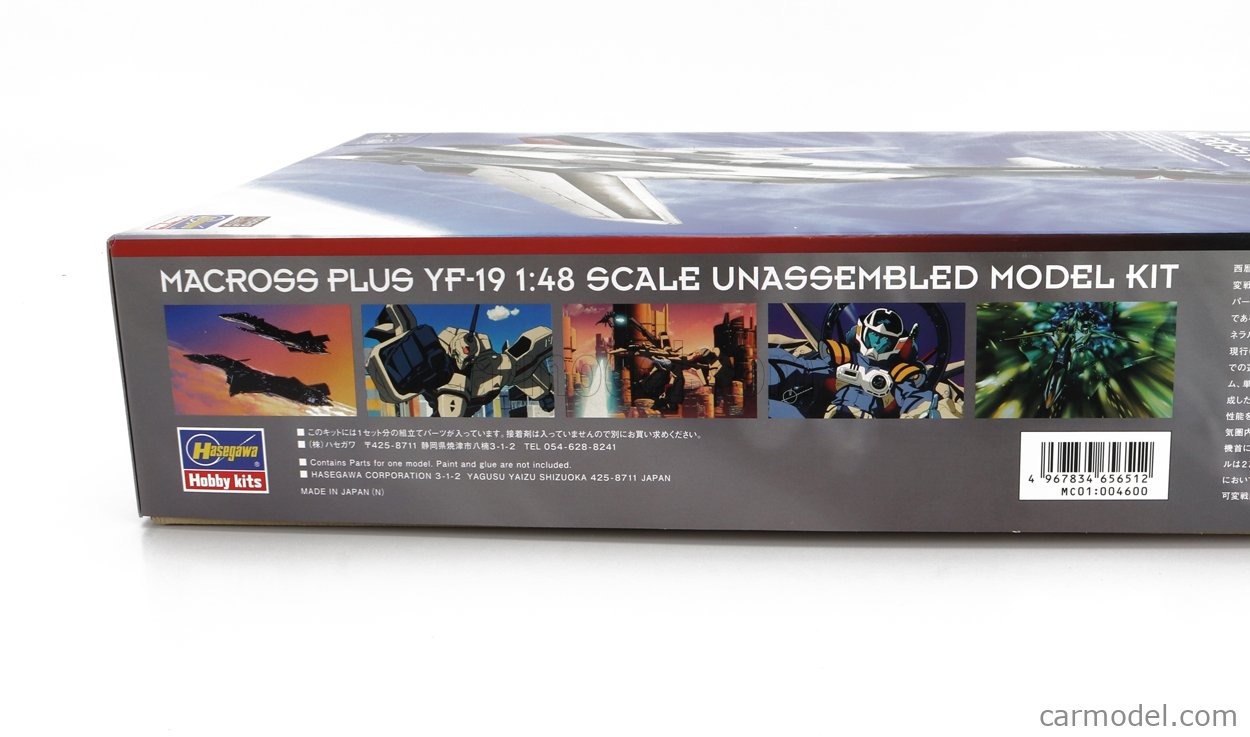 HASEGAWA 65651 Scale 1/48 | TV SERIES YF-19 ROBOT ADVANCE VARIABLE FIGHTER AIRPLANE MACROSS PLUS