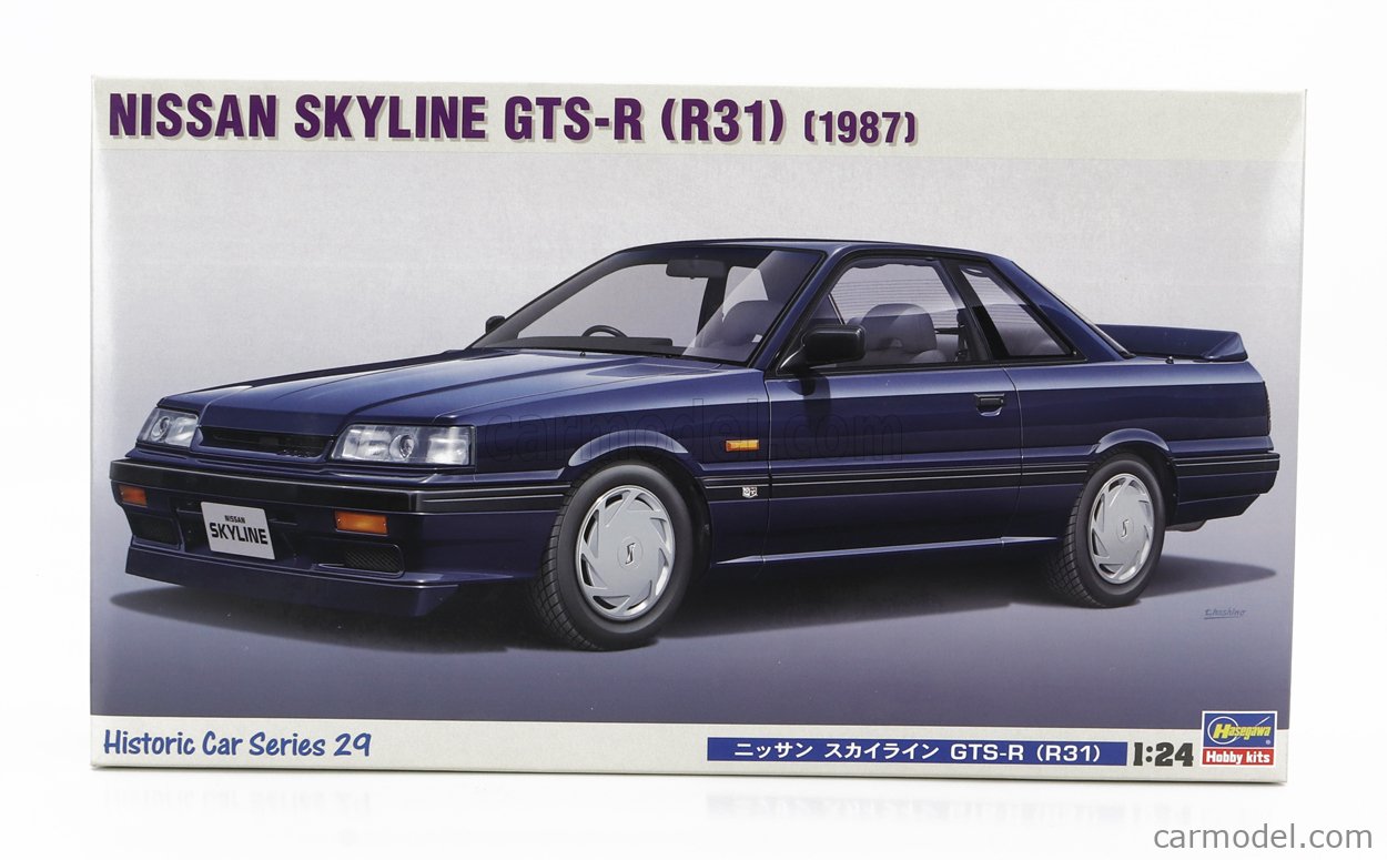 HASEGAWA 22129 Scale 1/24 | NISSAN SKYLINE GTS-R (R31) 1987