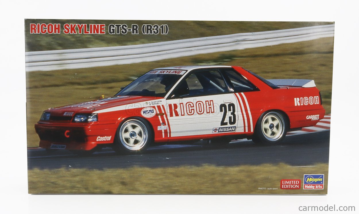 HASEGAWA 20372 Scale 1/24 | NISSAN SKYLINE GTS-R (R31) COUPE N 23 RACING 1985