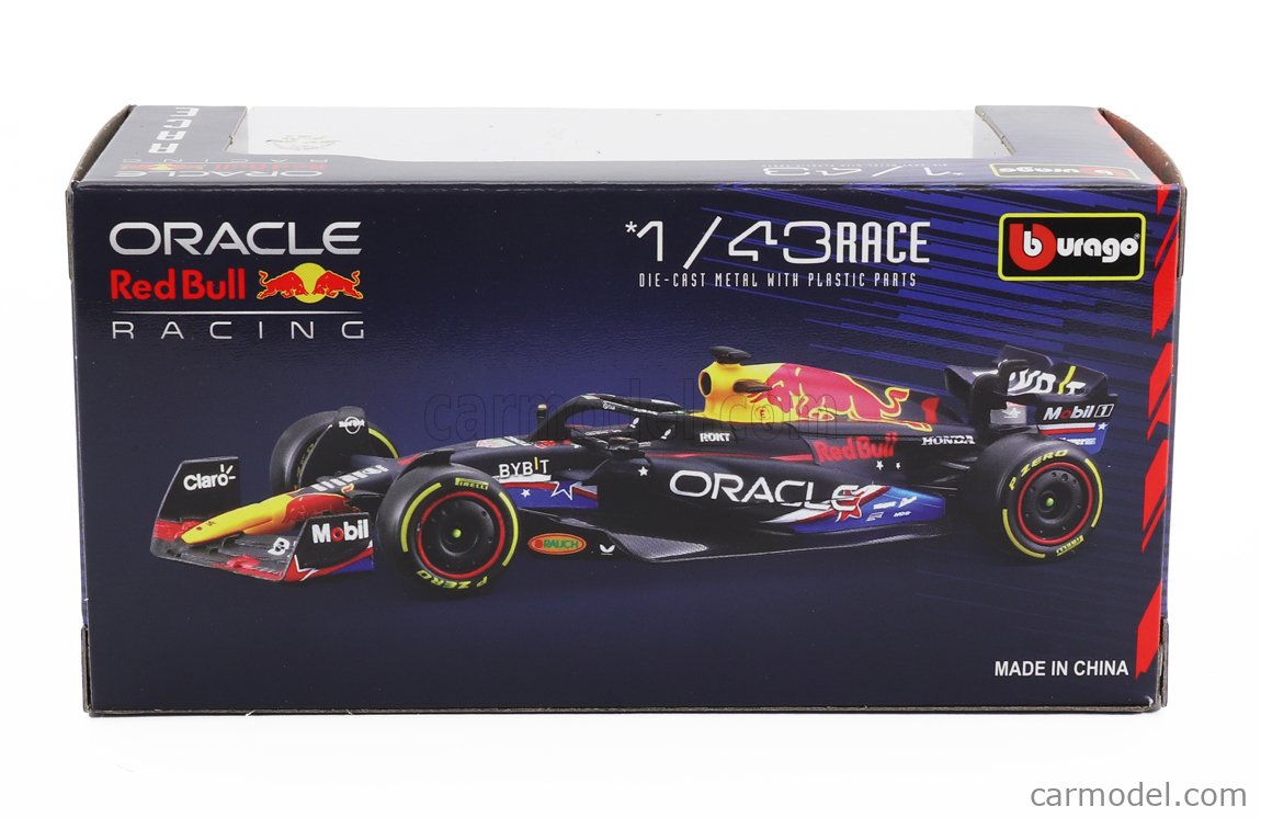 BURAGO 18-38082-P-AUSTIN Scale 1/43 | RED BULL F1 RB19 TEAM ORACLE RED ...