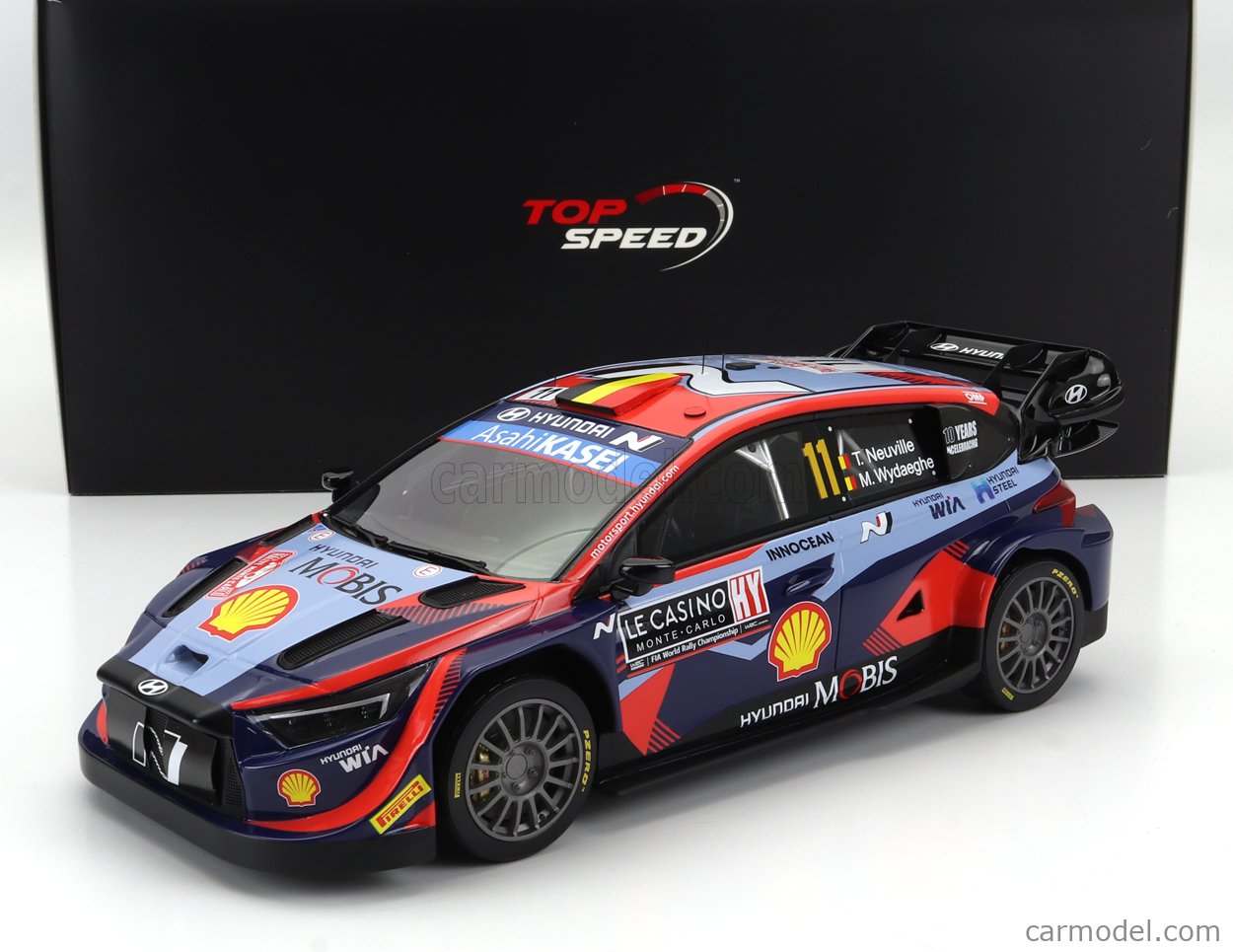 TRUESCALE TS0545 Masstab: 1/18 | HYUNDAI i20 N RALLY1 TEAM SHELL MOBIS ...