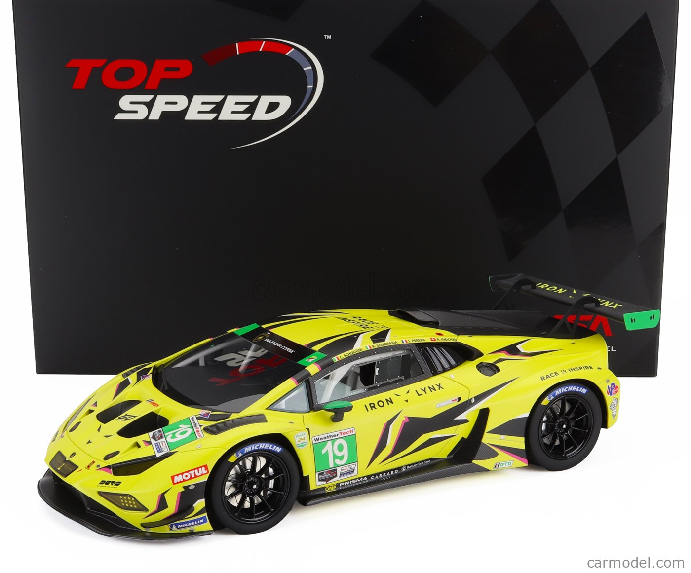 TRUESCALE TS0533 Scala 1/18 | LAMBORGHINI HURACAN GT3 EVO2 TEAM IRON ...