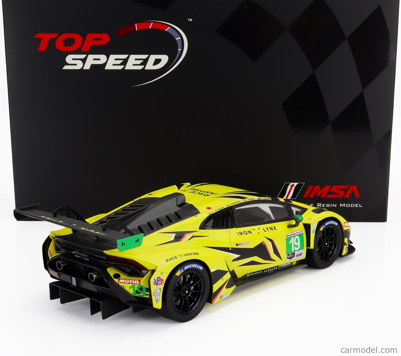 TRUESCALE TS0533 Scala 1/18 | LAMBORGHINI HURACAN GT3 EVO2 TEAM IRON ...