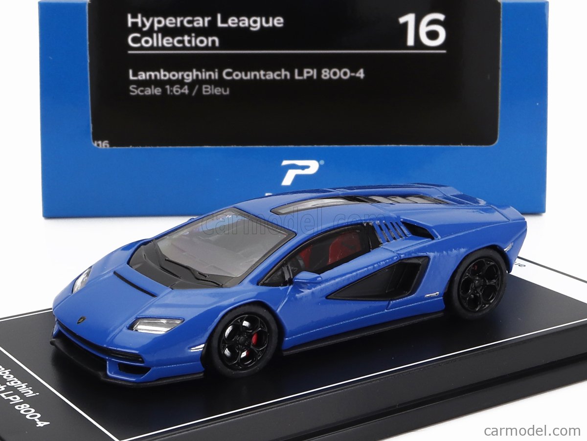 KINSMART KTH16 Scale 1/64 | LAMBORGHINI COUNTACH LPi 800-4 2021 BLUE
