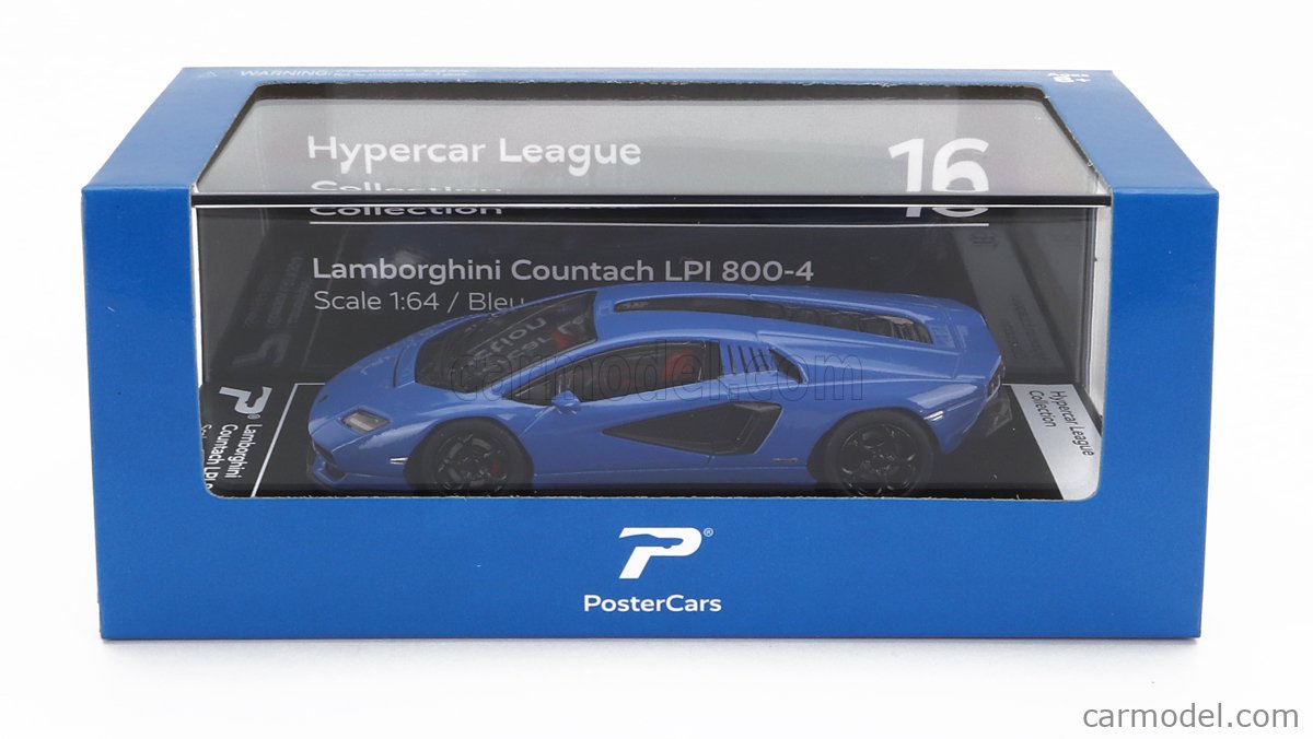 KINSMART KTH16 Scale 1/64 | LAMBORGHINI COUNTACH LPi 800-4 2021 BLUE