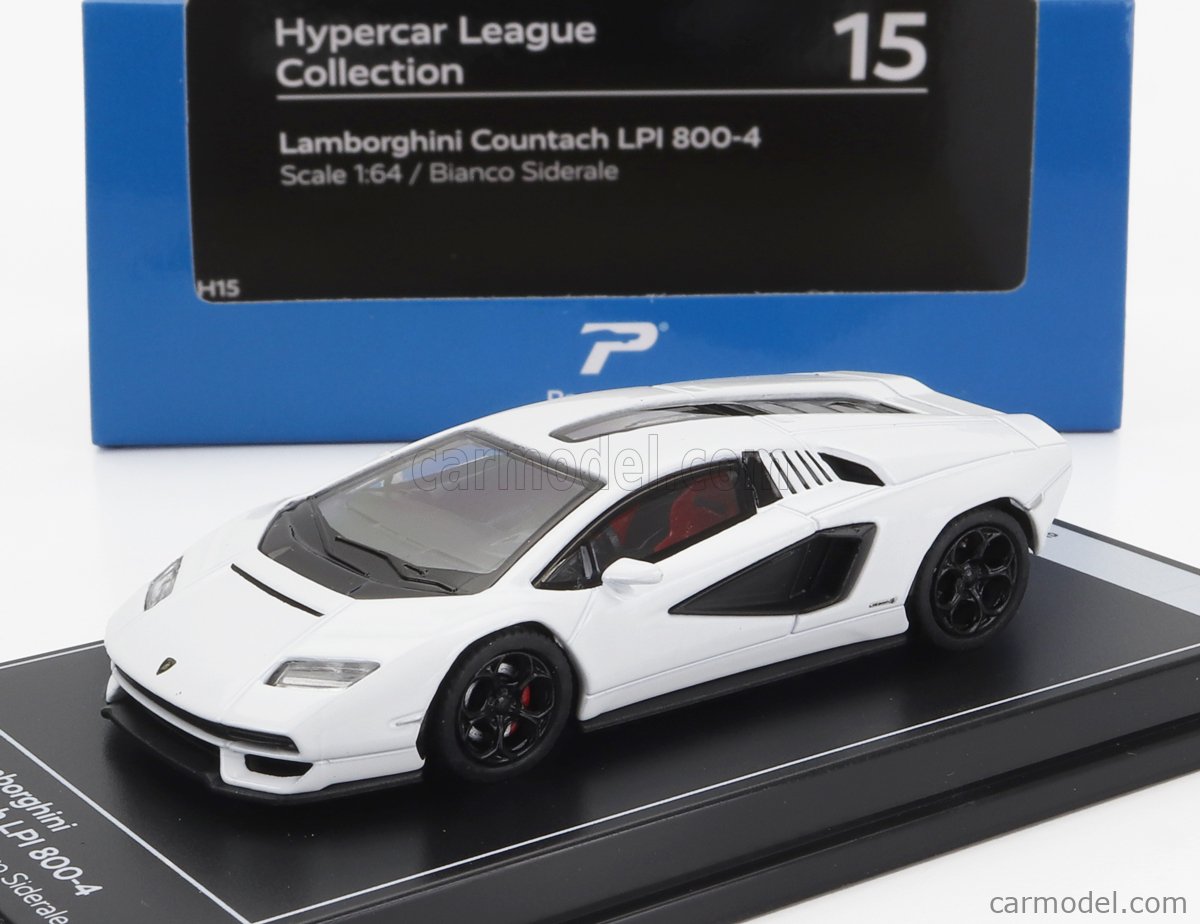 KINSMART KTH15 Escala 1/64 | LAMBORGHINI COUNTACH LPi 800-4 2021 WHITE