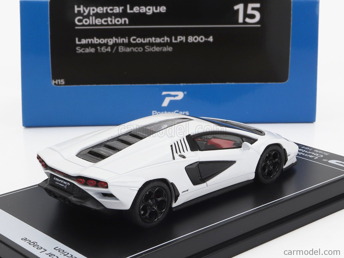 KINSMART KTH15 Escala 1/64 | LAMBORGHINI COUNTACH LPi 800-4 2021 WHITE