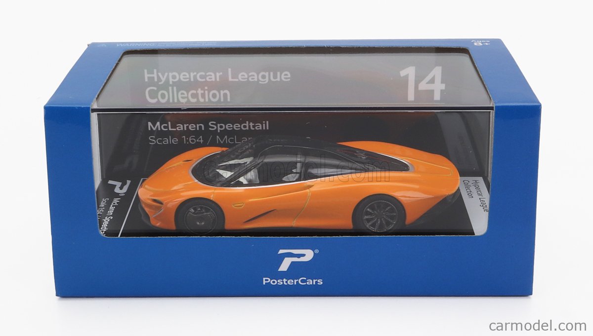 KINSMART KTH14 Scale 1/64 | McLAREN SPEEDTAIL 2019 ORANGE