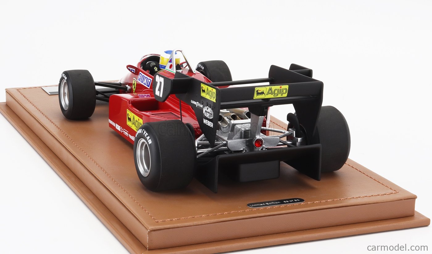TECNOMODEL TMD18-316B Scale 1/18 | FERRARI F1 126C4-M2 N 27 2nd ...