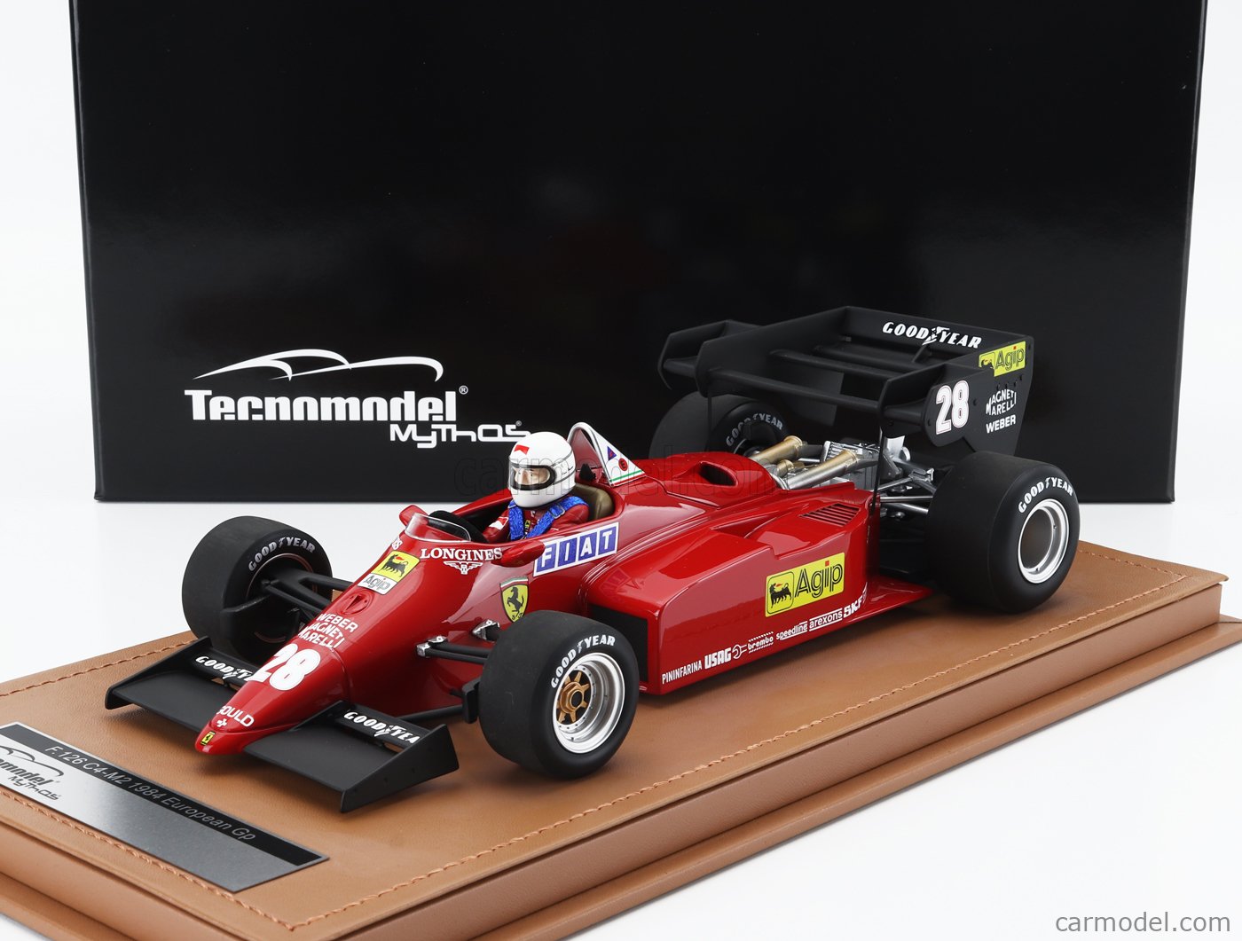 TECNOMODEL TMD18-316A Scale 1/18 | FERRARI F1 126C4-M2 N 28 EUROPEAN GP ...