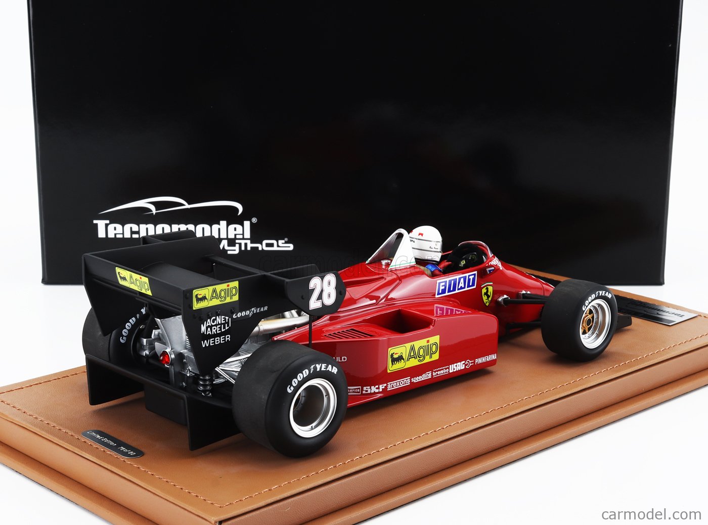 TECNOMODEL TMD18-316A Scale 1/18 | FERRARI F1 126C4-M2 N 28 EUROPEAN GP ...
