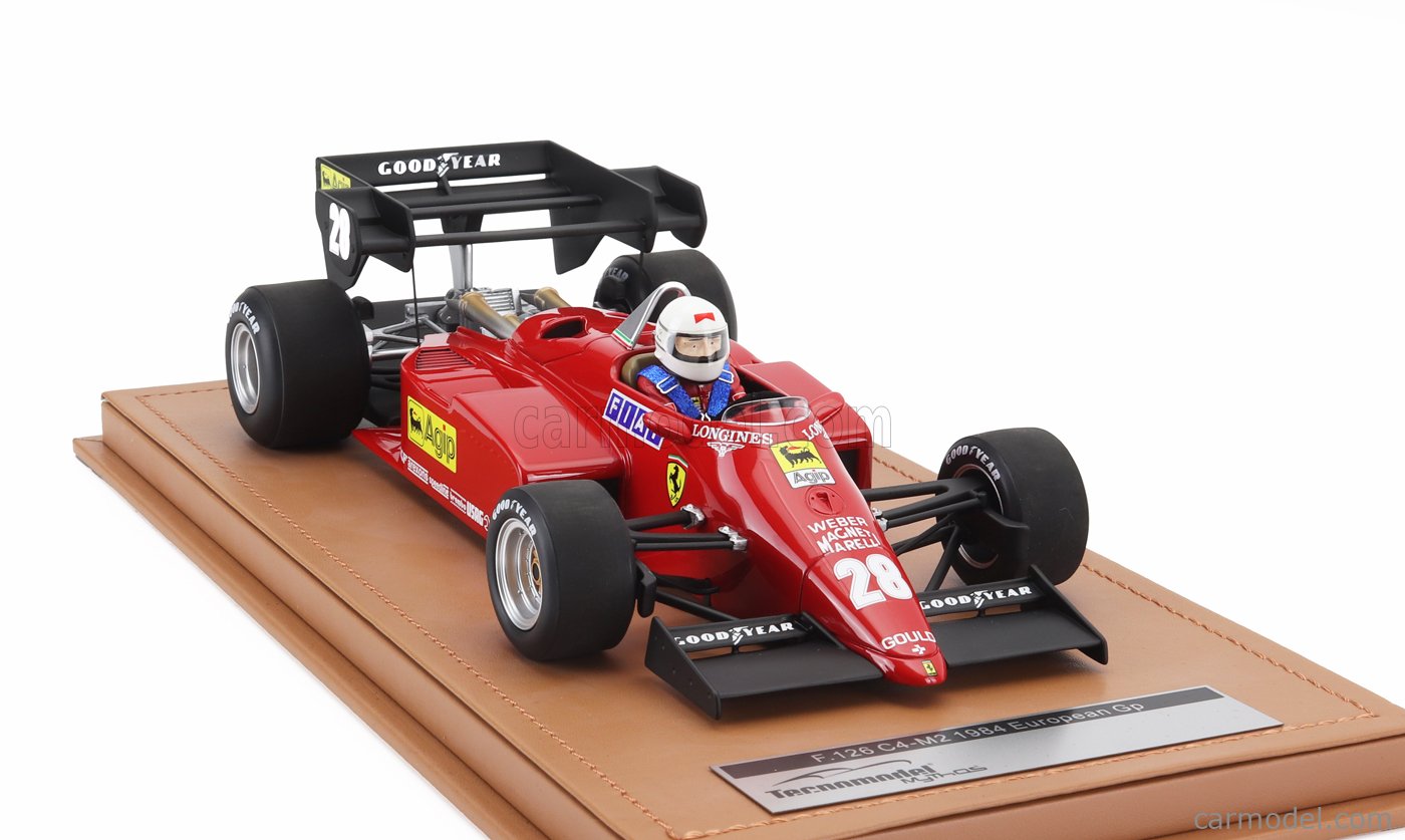 TECNOMODEL TMD18-316A Scale 1/18 | FERRARI F1 126C4-M2 N 28 EUROPEAN GP ...