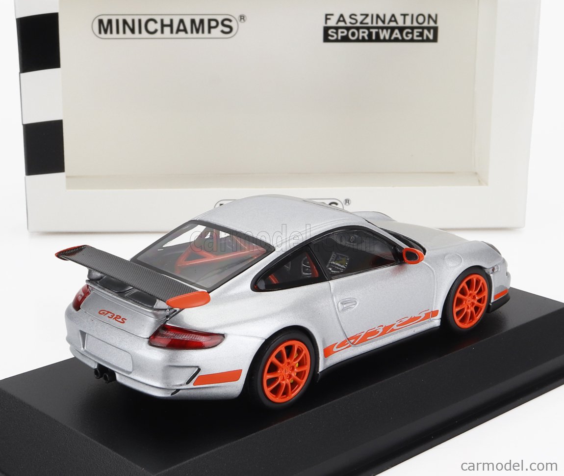 MINICHAMPS 403066013 Scale 1/43 | PORSCHE 911 997 GT3 RS COUPE 2006 SILVER ORANGE