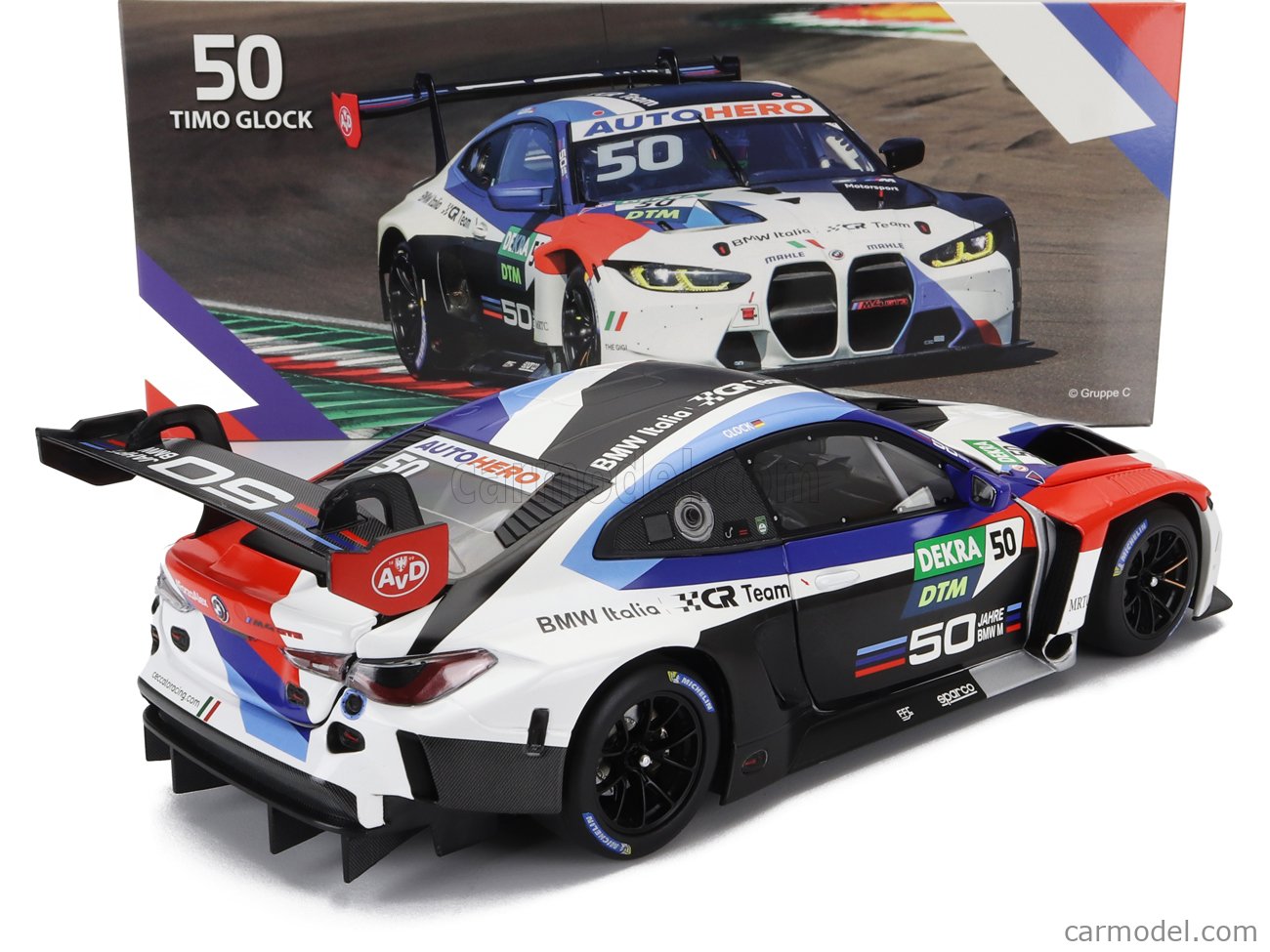 MINICHAMPS 113222050 Scala 1/18 | BMW 4-SERIES M4 GT3 TEAM CECCATO RACING N 50 IMOLA ITALY DTM ...