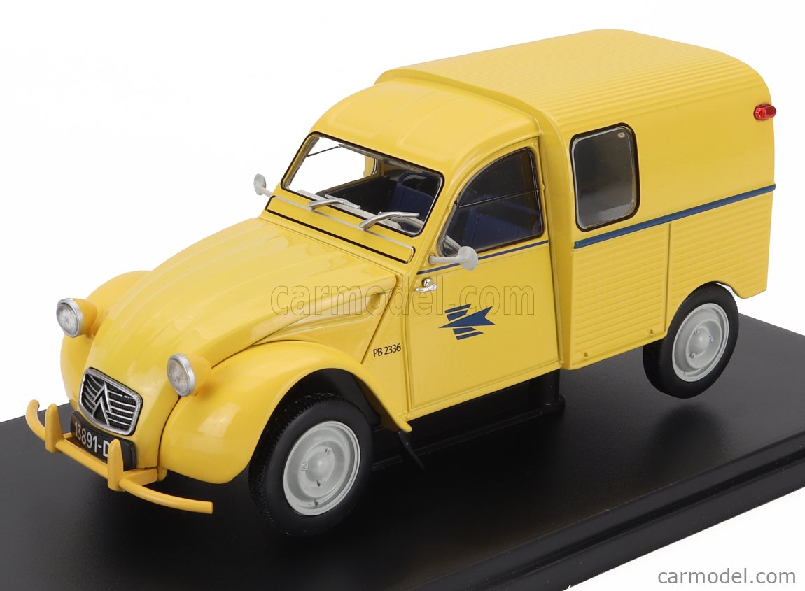 EDICOLA ABCIT041 Scale 1/24 | CITROEN 2CV AZU VAN PTT 1954 YELLOW