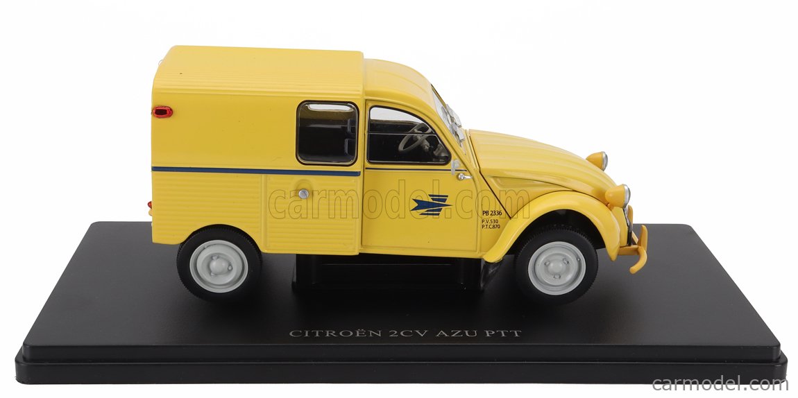 EDICOLA ABCIT041 Scale 1/24 | CITROEN 2CV AZU VAN PTT 1954 YELLOW
