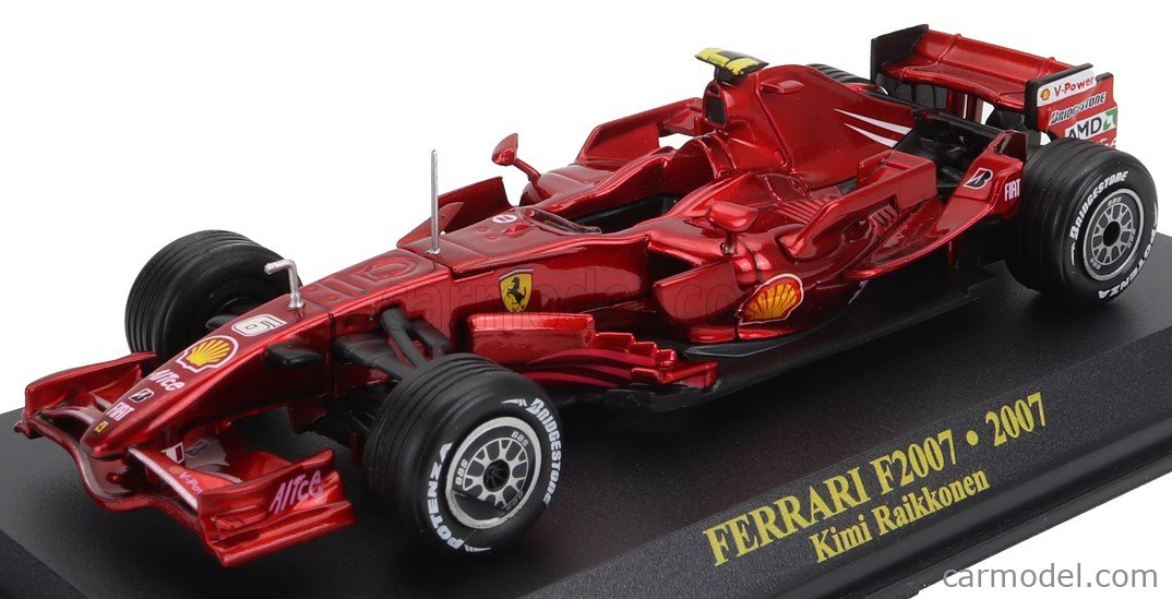EDICOLA ABFEA010-7174010 Escala 1/43 | FERRARI F1 F2007 N 6 WORLD CHAMPION SEASON 2007 KIMI ...