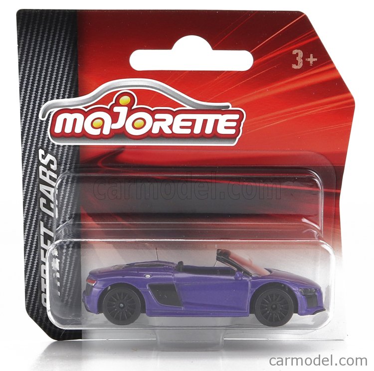 MAJORETTE 212053051 Scale 1/64 | AUDI R8 SPIDER 2019 PURPLE