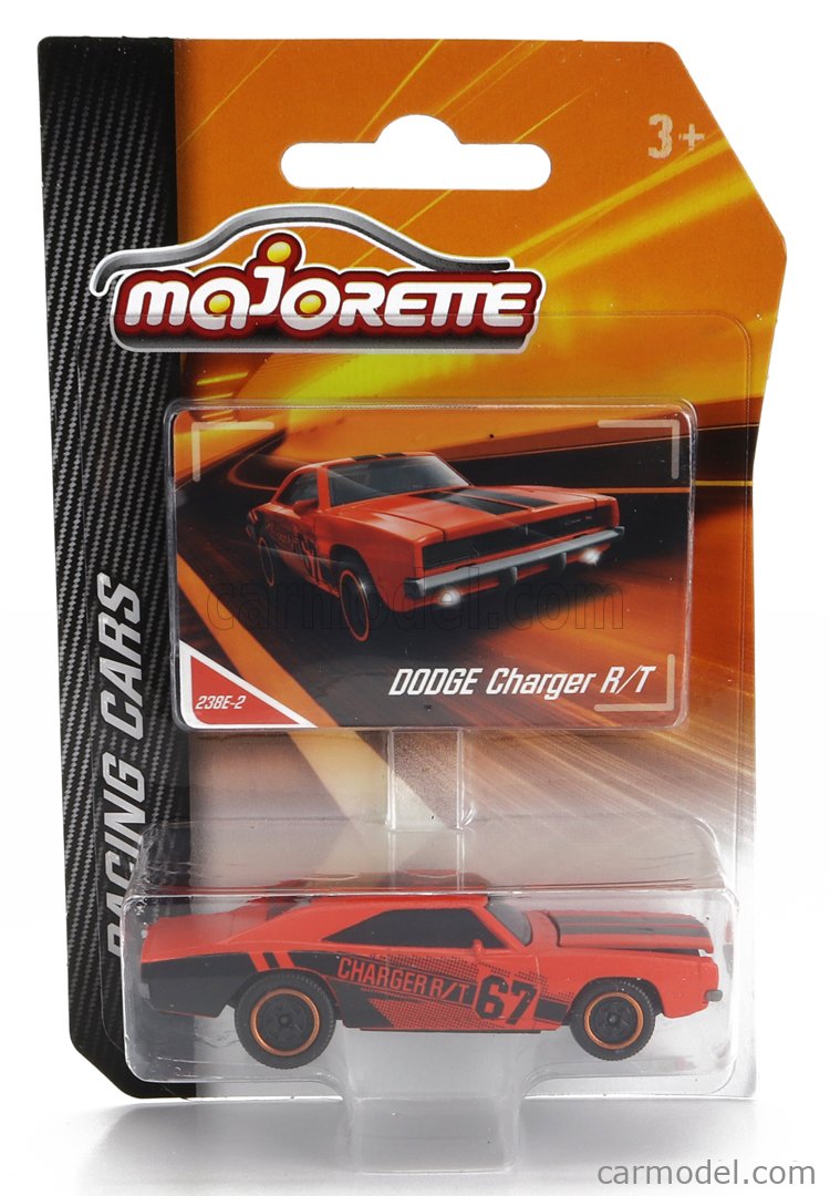 MAJORETTE 212084009 Scala 1/64 | DODGE CHARGER R/T N 67 COUPE 1969 ...