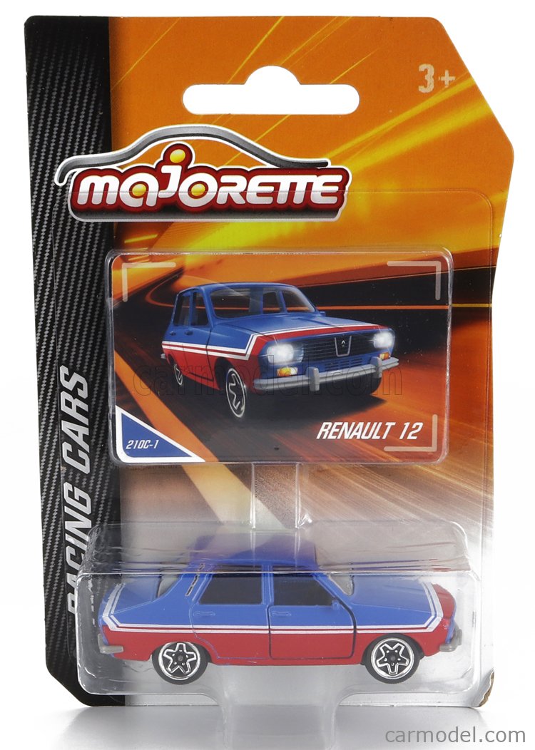 MAJORETTE 212084009 Scale 1/64 | RENAULT R12 GORDINI 1971 BLUE RED