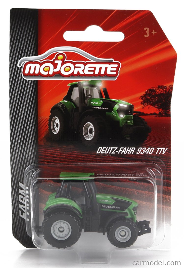 MAJORETTE 212057400 Scale 1/64 | DEUTZ-FAHR 9340 TTV TRACTOR 2020 GREEN ...