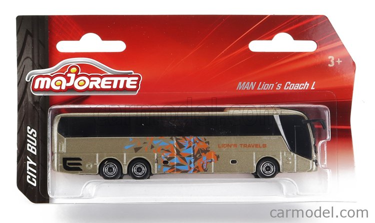 MAJORETTE 212053159 Masstab: 1/64 | MAN LION'S COACH L AUTOBUS 2010 GOLD
