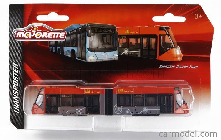 MAJORETTE 212053303 Scale 1/64 | TRAM SIEMENS AVENIO FILOBUS AUTOBUS ...
