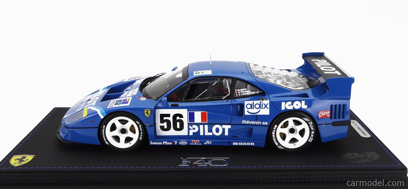 BBR-MODELS P18139H-VET Scale 1/18 | FERRARI F40 LM 3.5L TURBO V8 TEAM ...