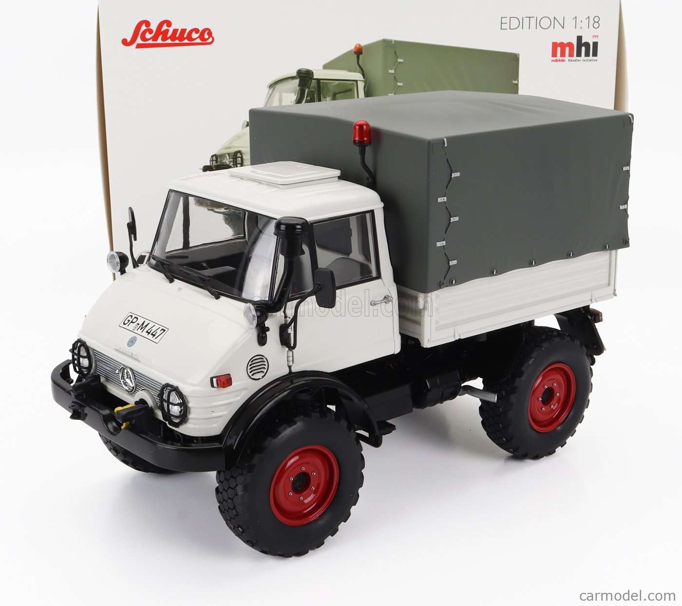 SCHUCO 450044600 Scale 1/18 | MERCEDES BENZ UNIMOG U406 TRUCK TELONATO ...