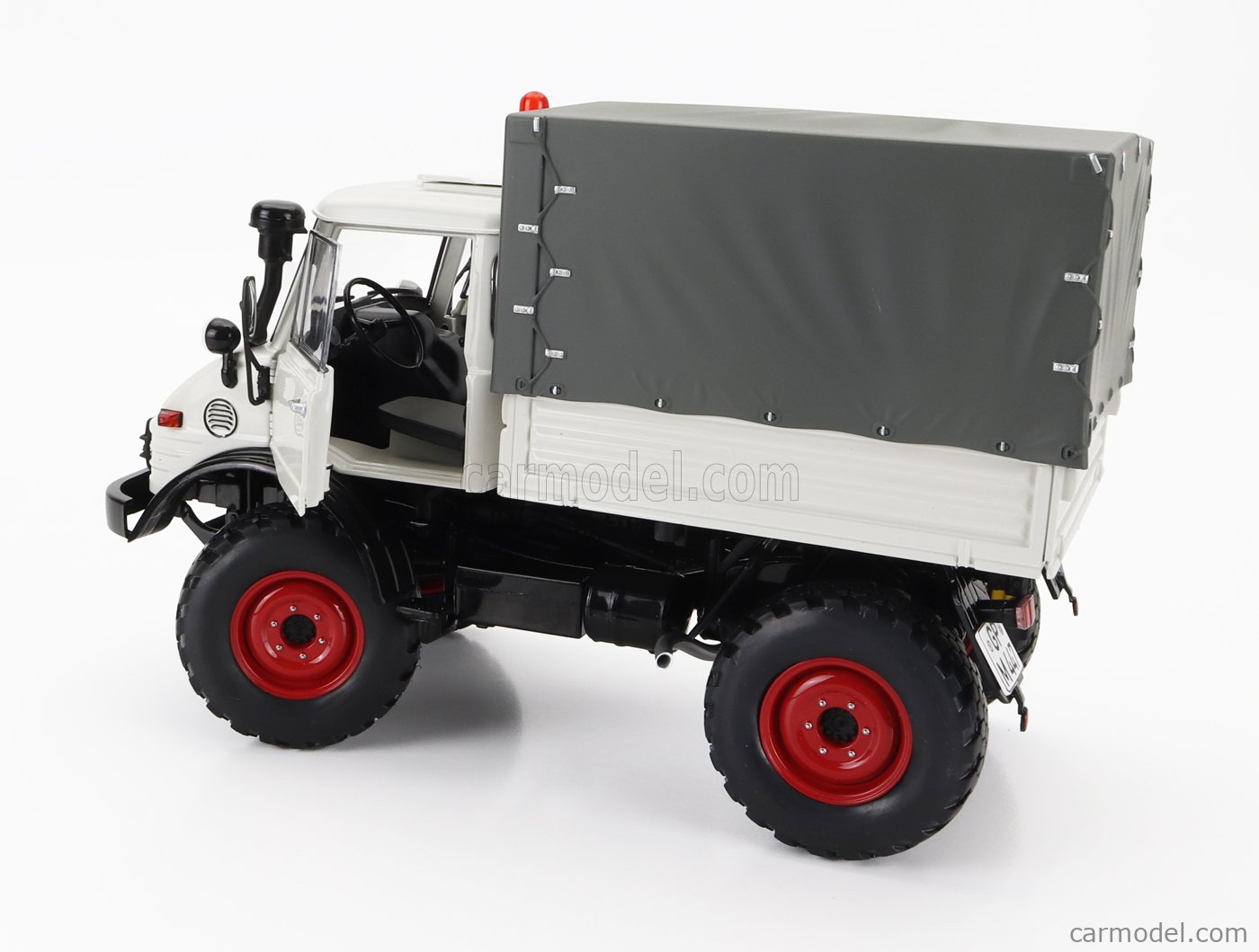 SCHUCO 450044600 Scale 1/18 | MERCEDES BENZ UNIMOG U406 TRUCK TELONATO ...