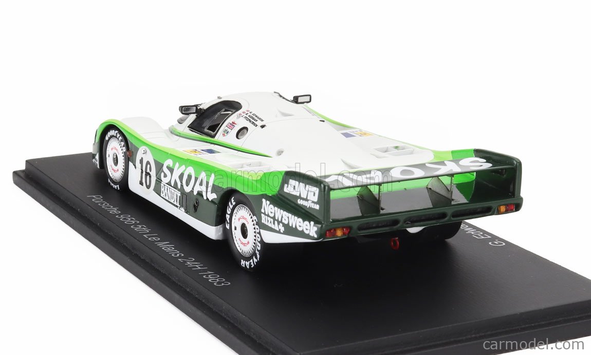 SPARK-MODEL S9851 Scale 1/43 | PORSCHE 956 2.6L TWIN TURBO TEAM JOHN ...