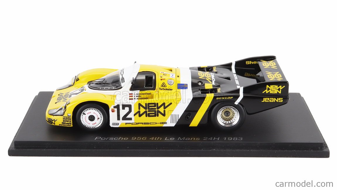 SPARK-MODEL S9850 Scale 1/43 | PORSCHE 956 2.6L TWIN TURBO TEAM SORGA ...