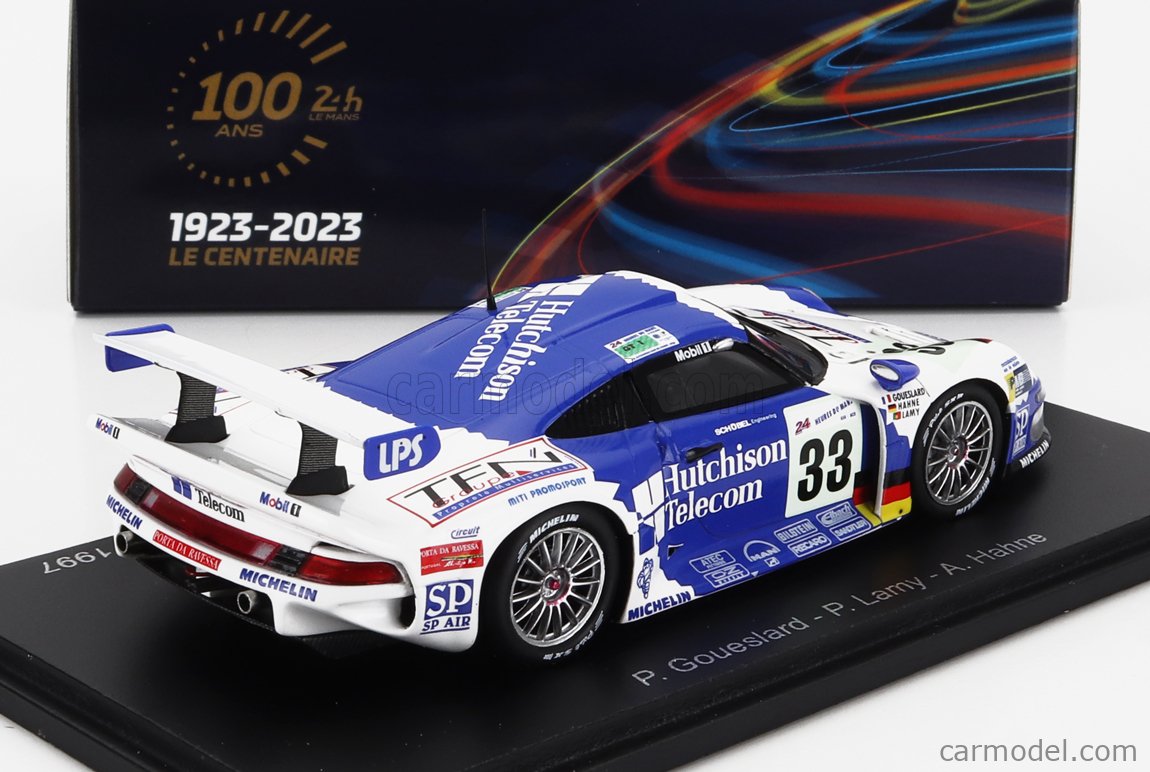SPARK-MODEL S5609 Echelle 1/43 | PORSCHE 911 GT1 3.2L TURBO TEAM ...