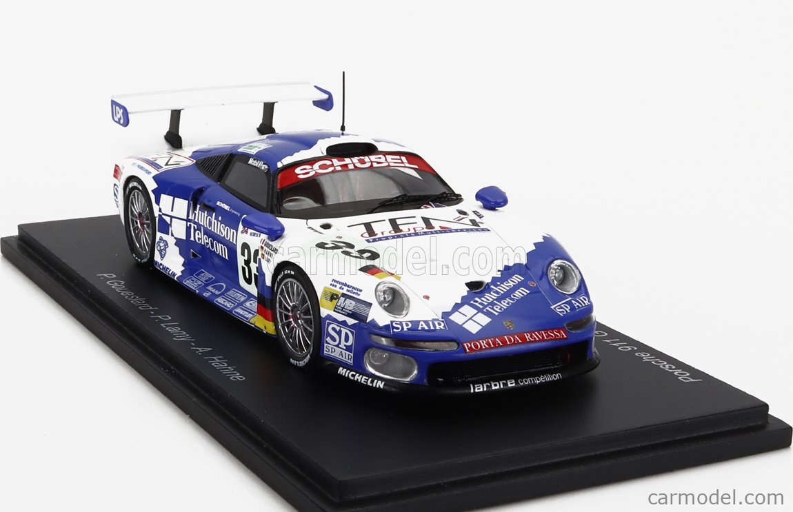 SPARK-MODEL S5609 Masstab: 1/43 | PORSCHE 911 GT1 3.2L TURBO TEAM ...