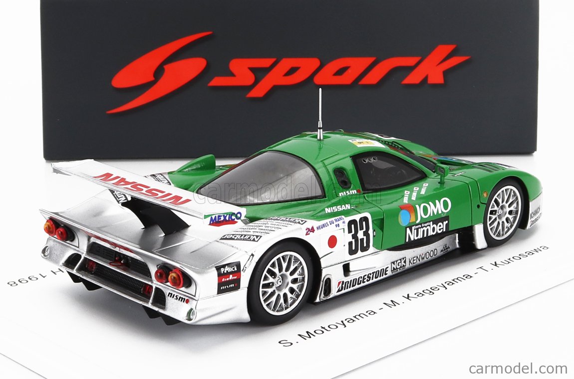 SPARK-MODEL S3633 Scale 1/43 | NISSAN R390 GT1 3.5L TURBO TEAM NISSAN ...