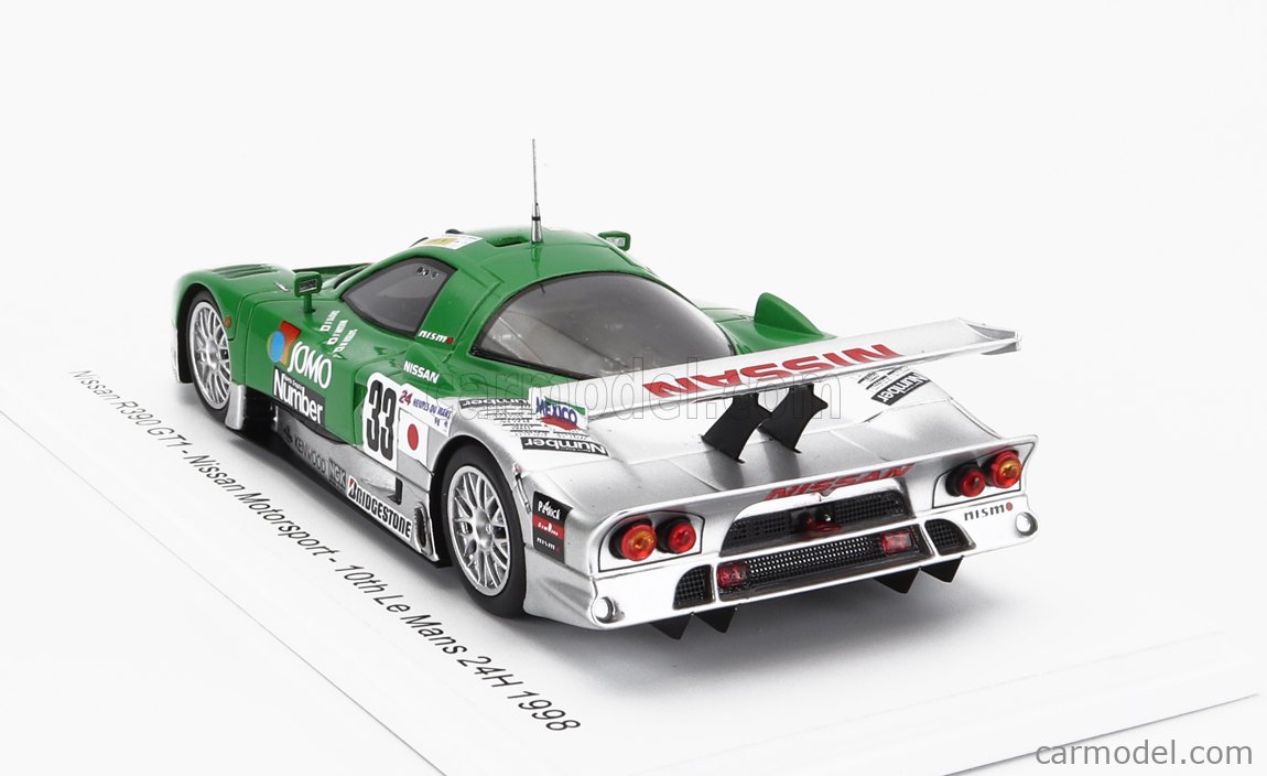 SPARK-MODEL S3633 Scale 1/43 | NISSAN R390 GT1 3.5L TURBO TEAM NISSAN ...