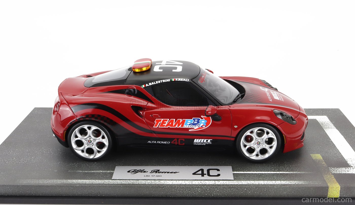 BBR-MODELS BOL28-VET Scale 1/18 | ALFA ROMEO 4C TEAM BBR SAFETY CAR FIA ...