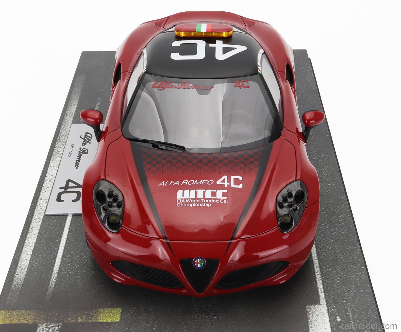 BBR-MODELS BOL28-VET Scale 1/18 | ALFA ROMEO 4C TEAM BBR SAFETY CAR FIA ...