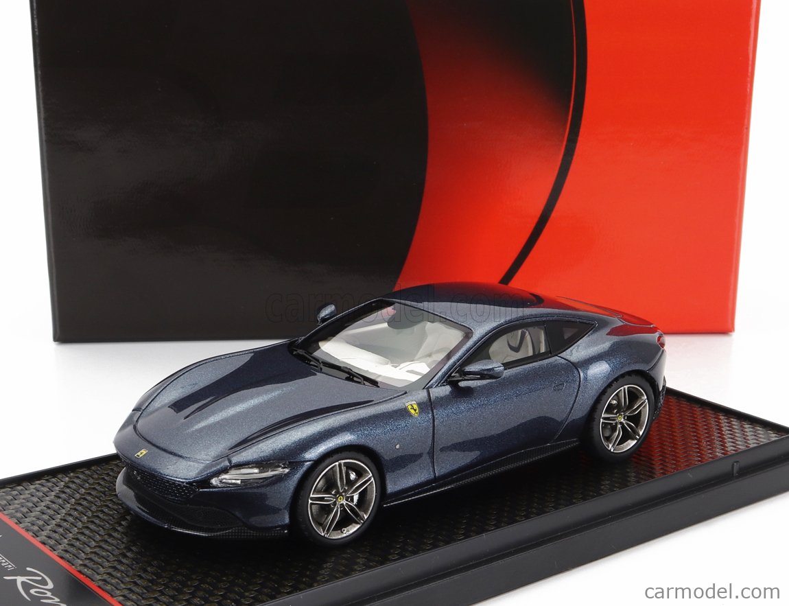 BBR-MODELS BBRC236D2 Scale 1/43 | FERRARI ROMA 2019 BLU ROMA - BLUE MET