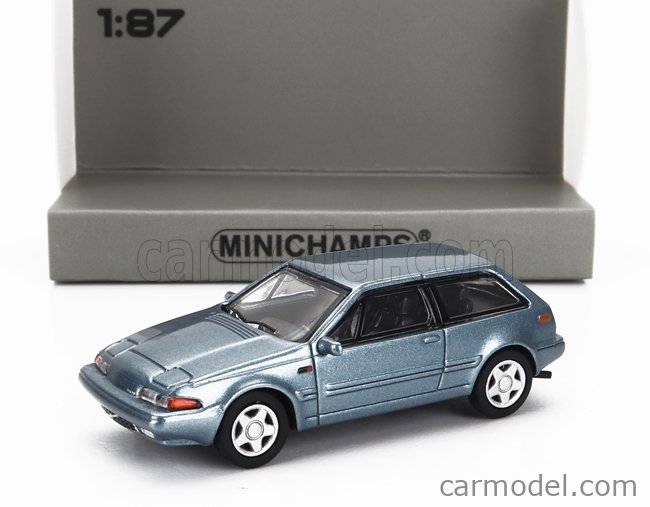 MINICHAMPS 870171022 Scale 1/87 | VOLVO 480 TURBO COUPE 1987 BLUE MET