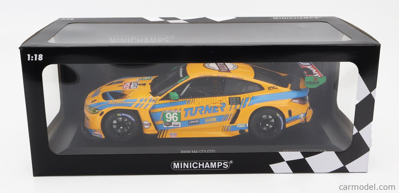 MINICHAMPS 155222196 Scale 1/18 | BMW 4-SERIES M4 GT3 TEAM TURNER ...