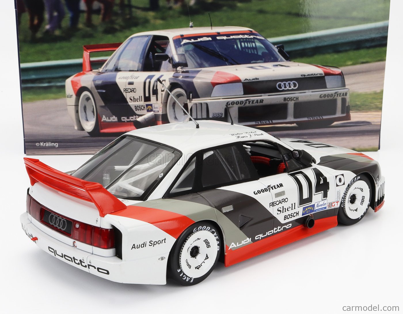 WERK83 W1806004 Scale 1/18 | AUDI 90 QUATTRO TEAM AUDI SPORT N 4 MILLER ...