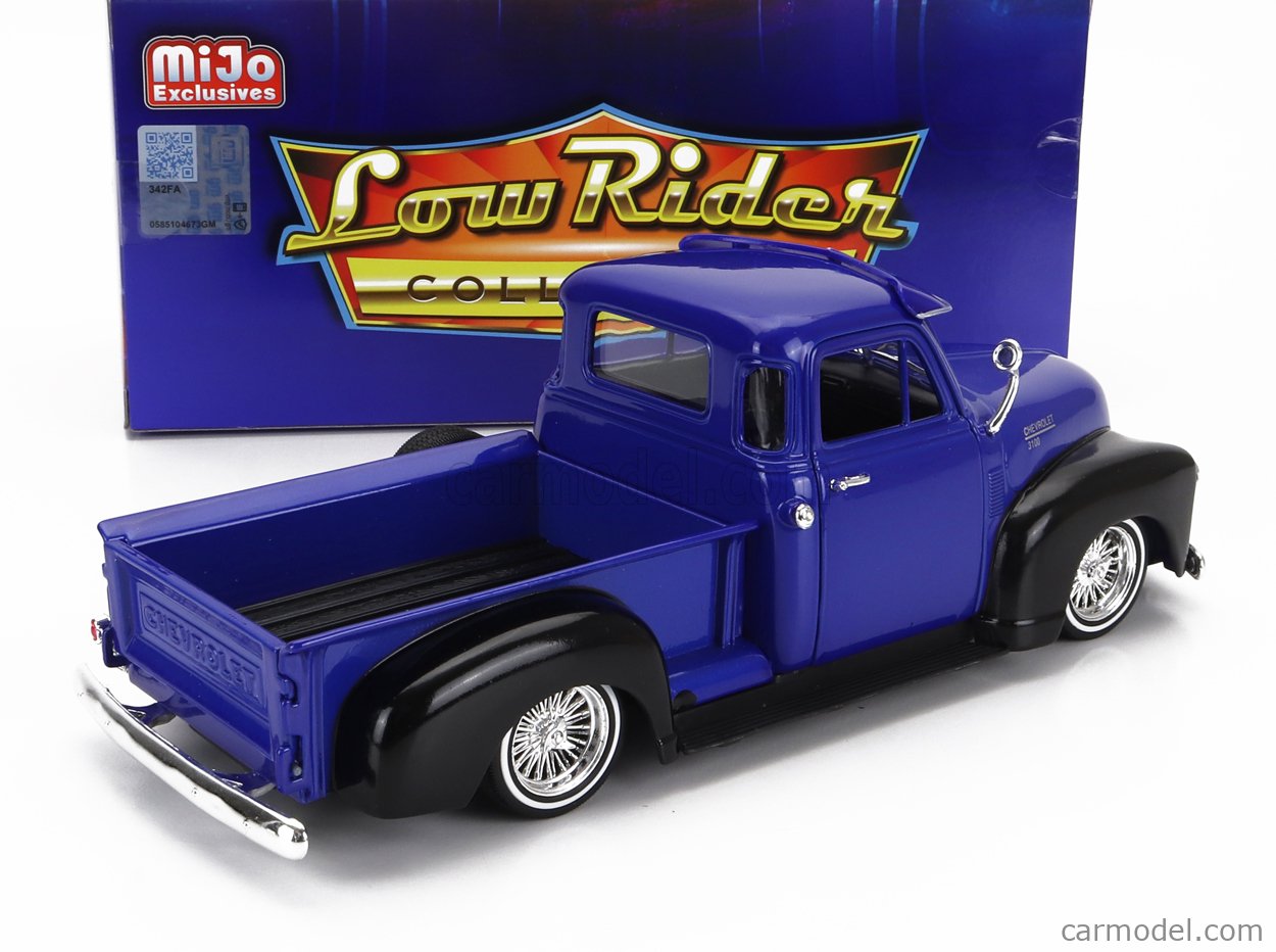WELLY WE22087LRW-BL Scale 1/24 | CHEVROLET 3100 PICK-UP LOW RIDER 1953 ...