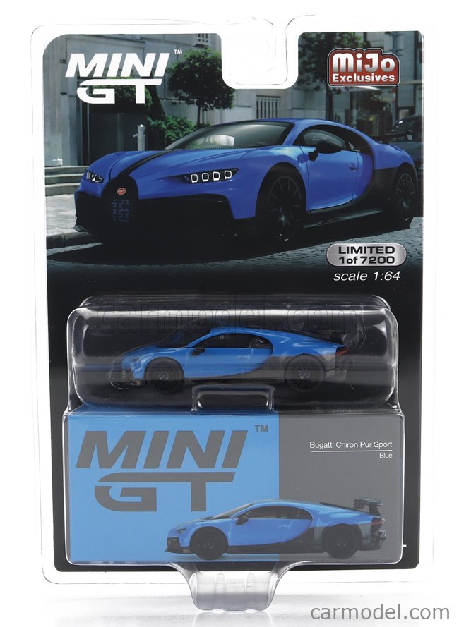 MINI-GT MGT00379-MJC Scale 1/64 | BUGATTI CHIRON PUR SPORT N 16 2018 ...