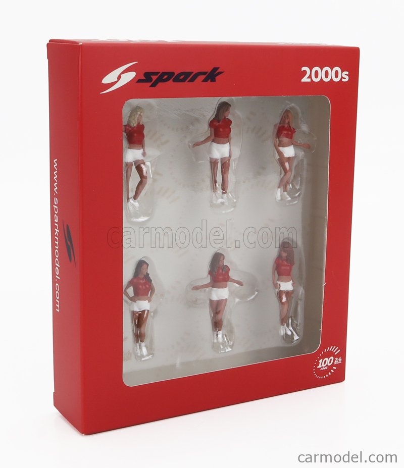 SPARK-MODEL 43AC024 Scale 1/43 | FIGURES SET 6X GRID GIRLS 2000s PINK ...