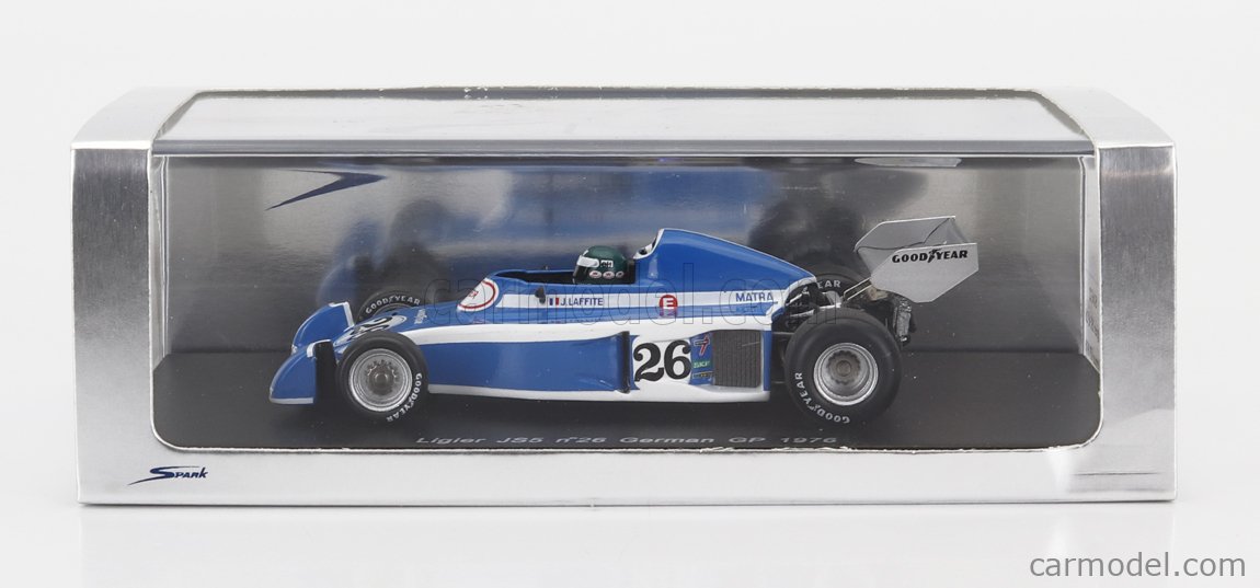 SPARK-MODEL S1632 Escala 1/43 | LIGIER F1 JS5 N 26 GERMAN GP 1976 ...
