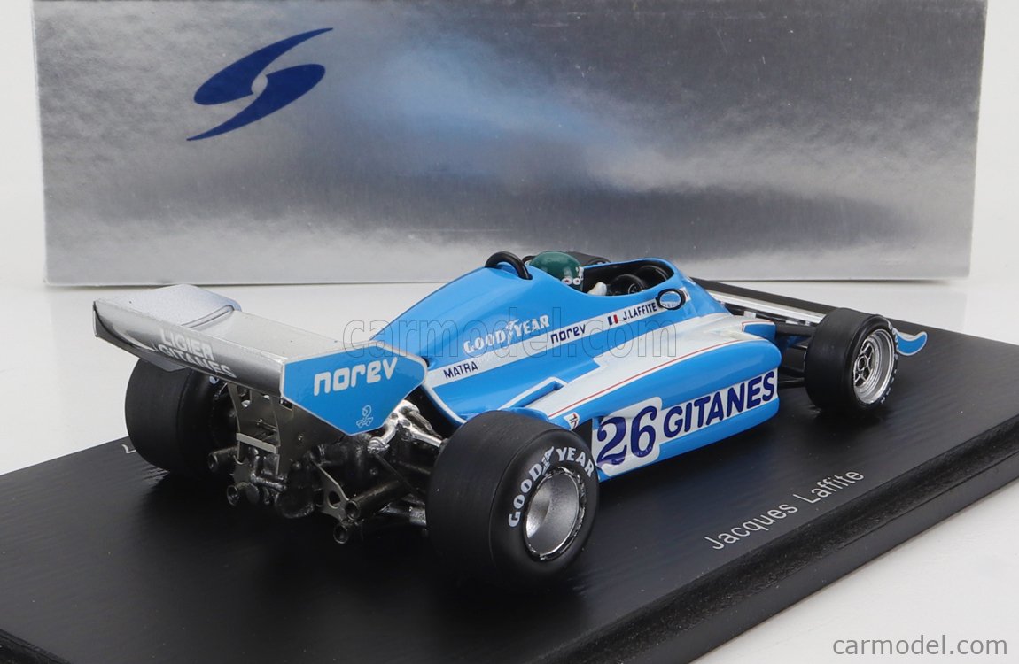 SPARK-MODEL S1722 Scala 1/43 | LIGIER F1 JS7 N 26 WINNER SWEDEN GP 1977 ...